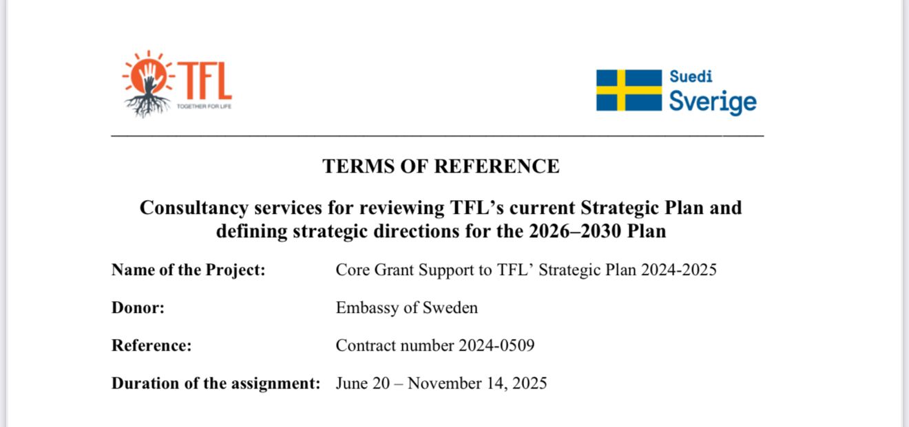 Call for Consultancy services for reviewing TFL’s current Strategic ...